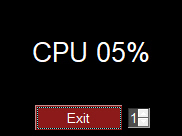 Desktop Floating Widget - CPU Utilization - PySimpleGUI Documentation